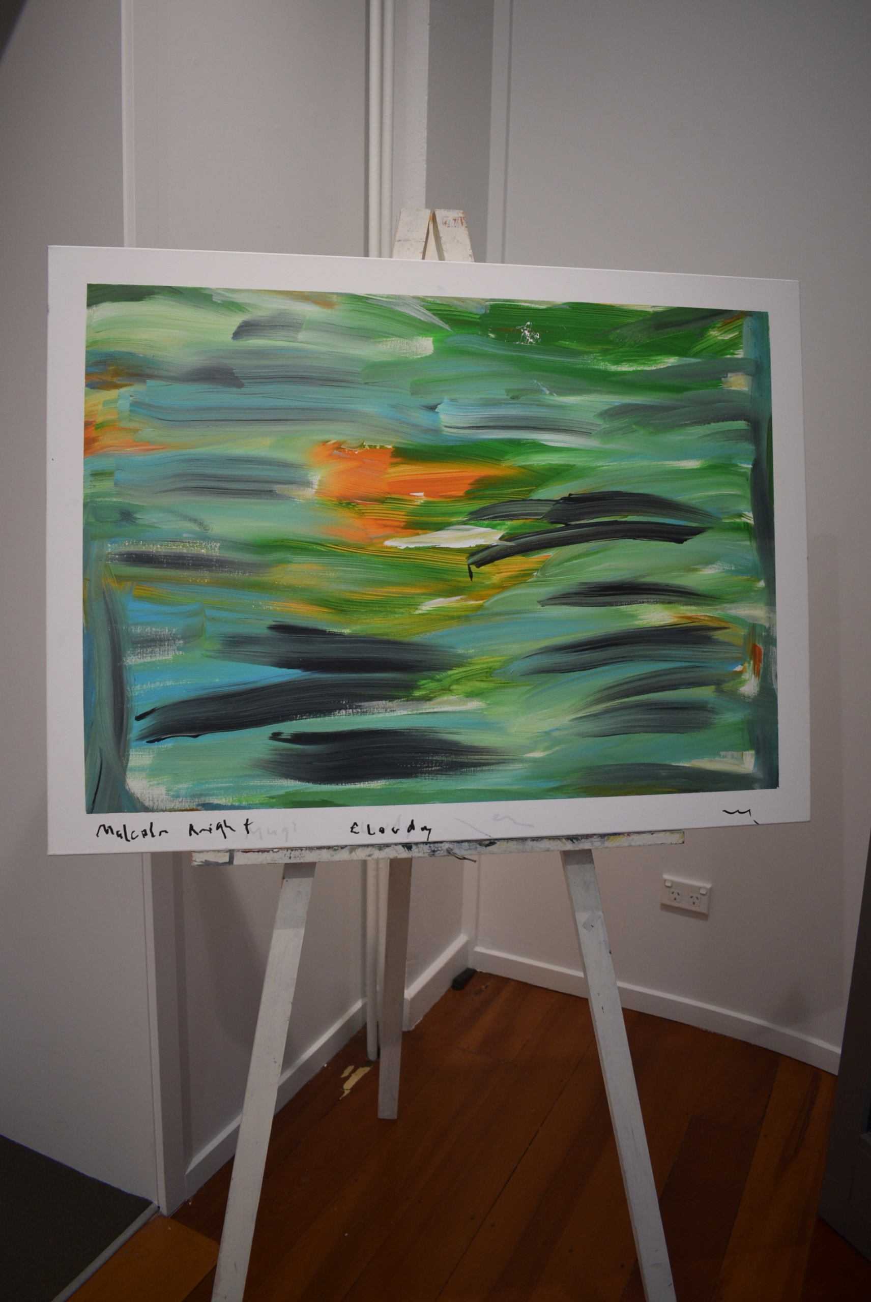 Mugsy with a brush | Malcom Knight - Coastal Arts Trail